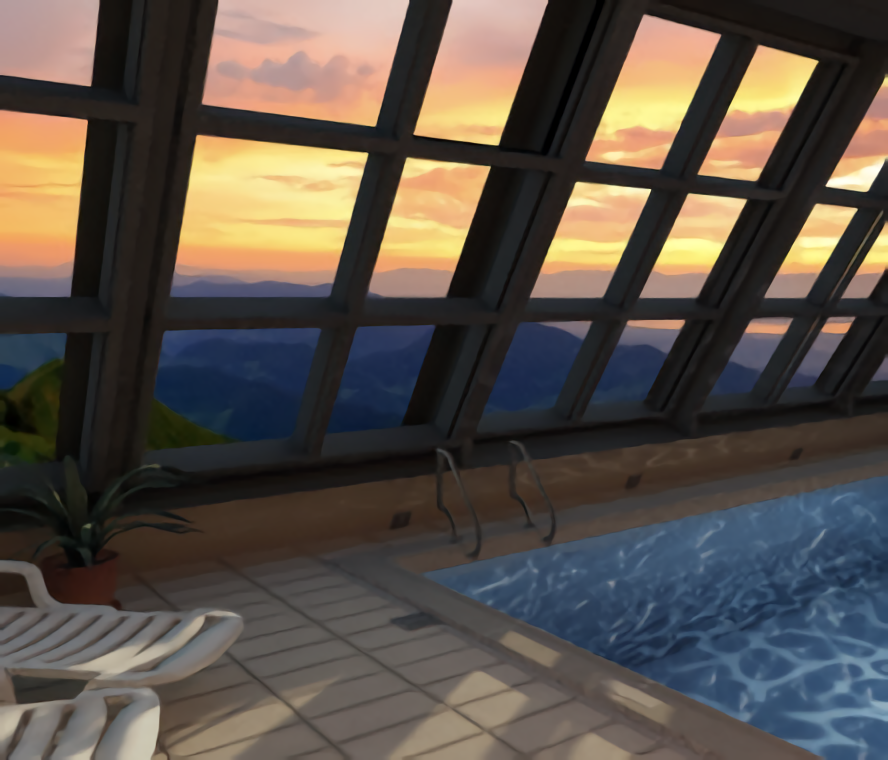 Meta Quest 3 Custom Home: Pool in the Mountains | Oculus Que