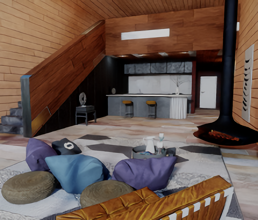 Meta Quest 3 Custom Home: Winter Loft | Oculus Quest 2 | Moo