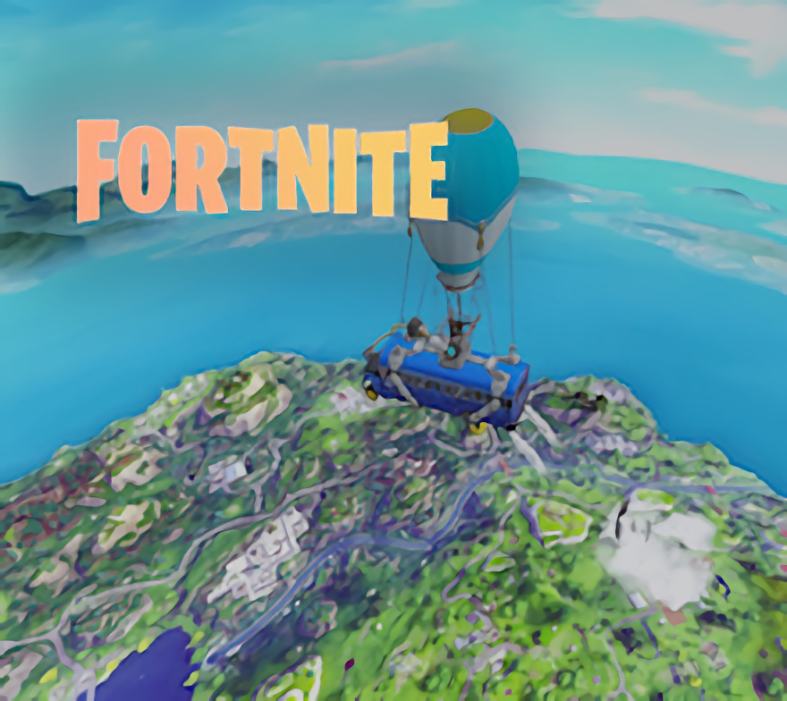 Meta Quest 3 Custom Home: Fortnite Battle Royale Bus Sky Vie