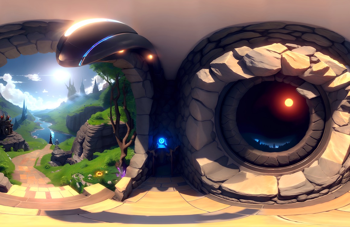 Meta Quest 3 Custom Home: LOR Style Cave of the Eye | Oculus