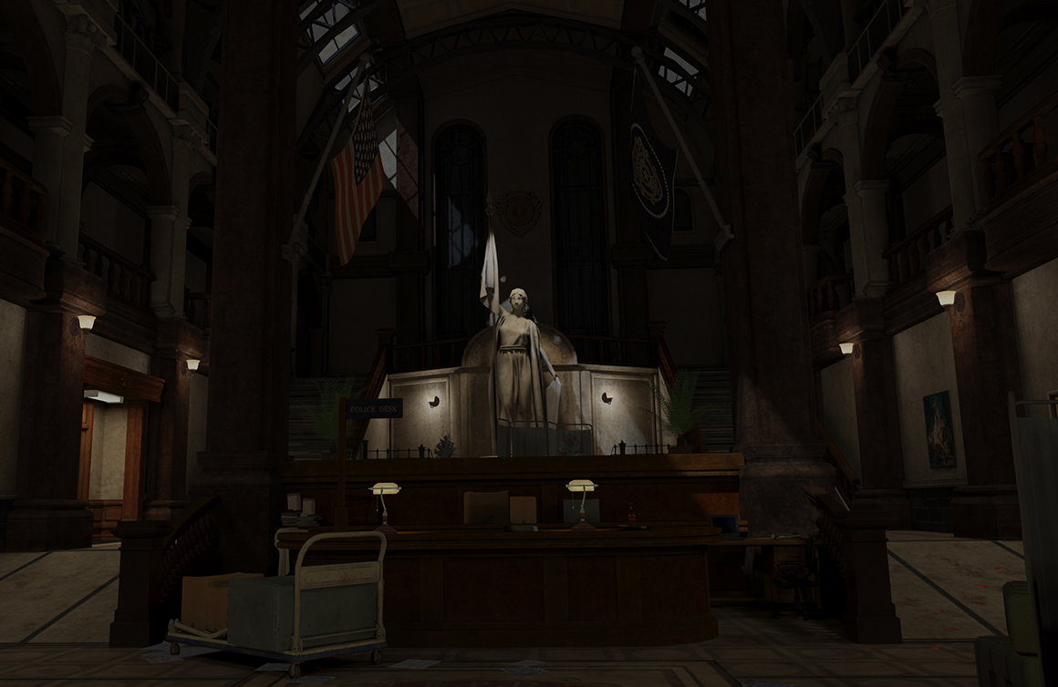 Meta Quest 3 Custom Home: RPD Raccoon Police Department Resi