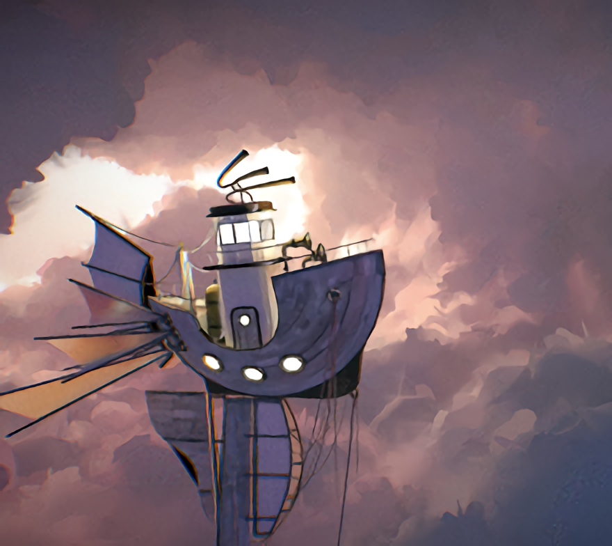 Meta Quest 3 Custom Home: Ship in Clouds | Oculus Quest 2