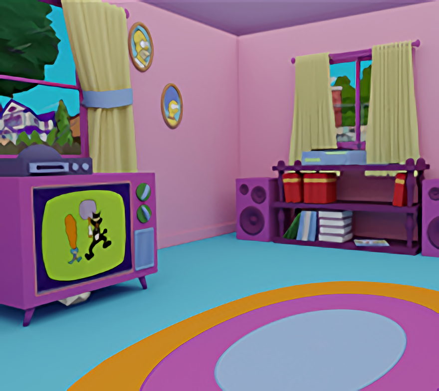 Meta Quest 3 Custom Home: Simpsons Room | Oculus Quest 2 | M