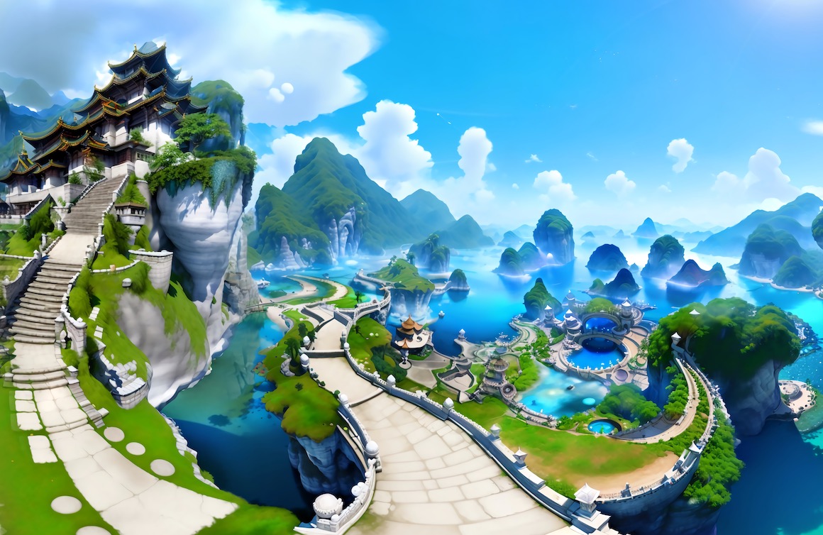 Meta Quest 3 Custom Home: Suzhou Garden | Oculus Quest 2 | M