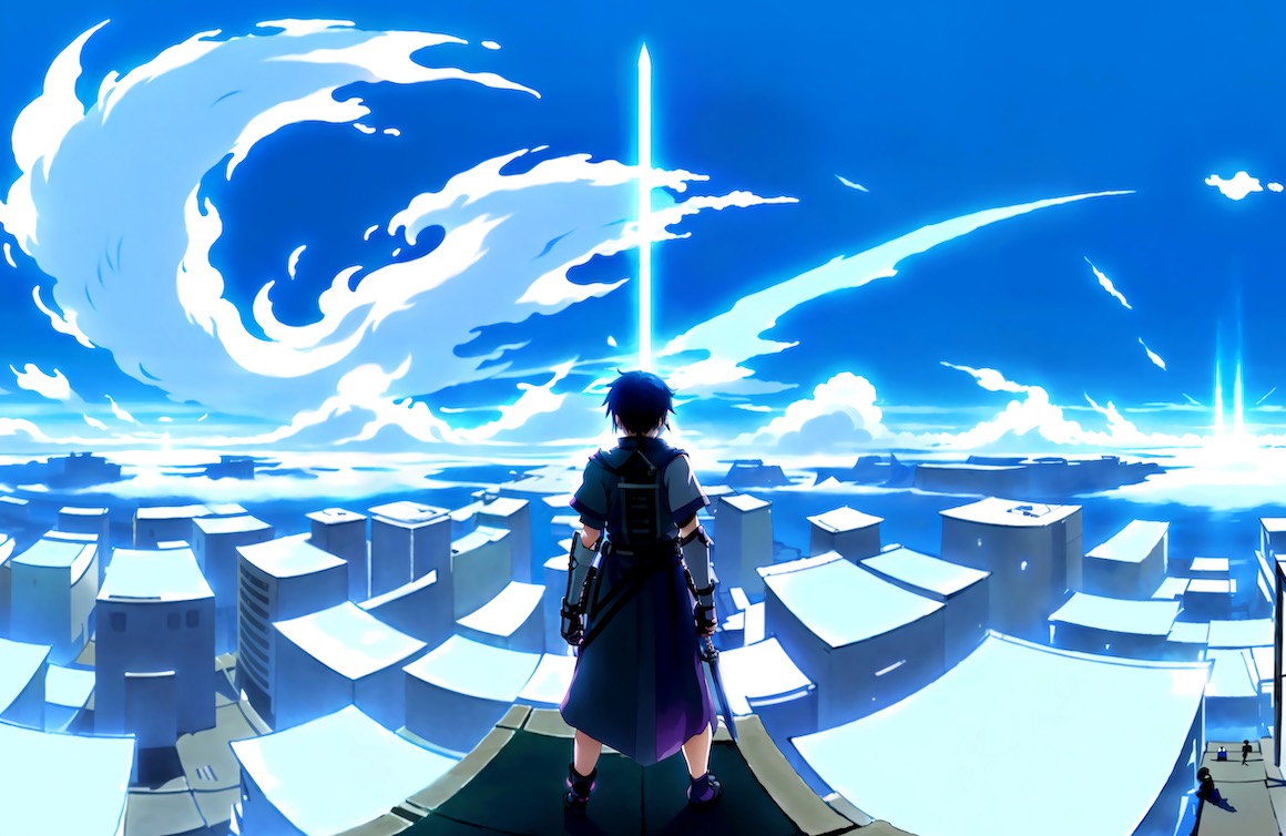 Meta Quest 3 Custom Home: Sword Art Online Kirito Aincrad1